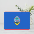 Patriotic invitations with Flag of Guam | Zazzle