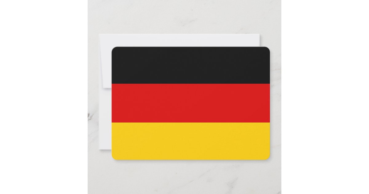 Patriotic invitations with Germany Flag | Zazzle