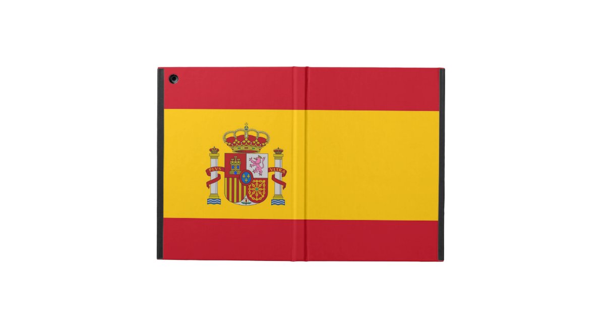 Patriotic ipad case with Flag of Spain | Zazzle