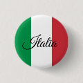 Patriotic Italy button, Italian Flag travel /sport Button | Zazzle