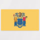 Patriotic labels with flag of New Jersey State | Zazzle