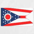 Patriotic labels with flag of Ohio State | Zazzle