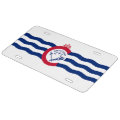 Patriotic license plate with Flag of Cincinnati | Zazzle
