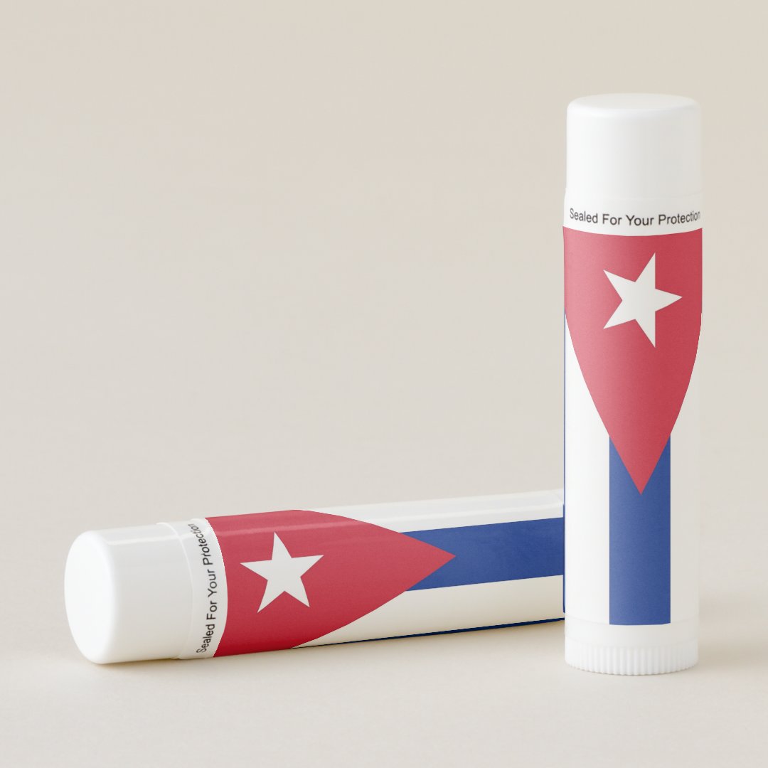 Patriotic Lip Balm flag of Cuba | Zazzle