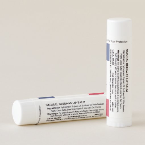 Patriotic Lip Balm flag of Iowa, USA | Zazzle