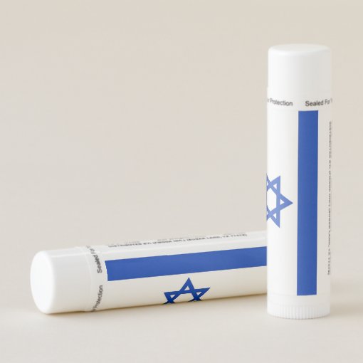 Patriotic Lip Balm flag of Israel | Zazzle