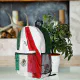 Patriotic Mexican Flag | Monogram Printed Backpack | Zazzle
