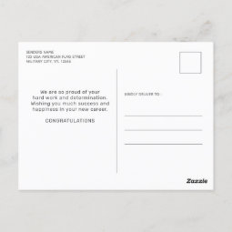 Patriotic Military Congratulations American Flag Postcard | Zazzle