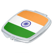 Patriotic mirror with flag of India | Zazzle