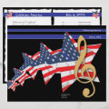 Patriotic Music Program Customizable | Zazzle