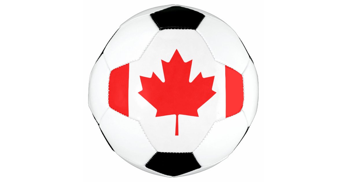 Patriotic National Flag of CANADA Soccer Ball | Zazzle