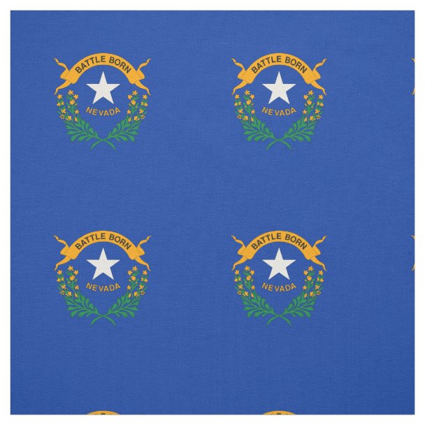 State of Nevada Tartan Fabric | Zazzle.com