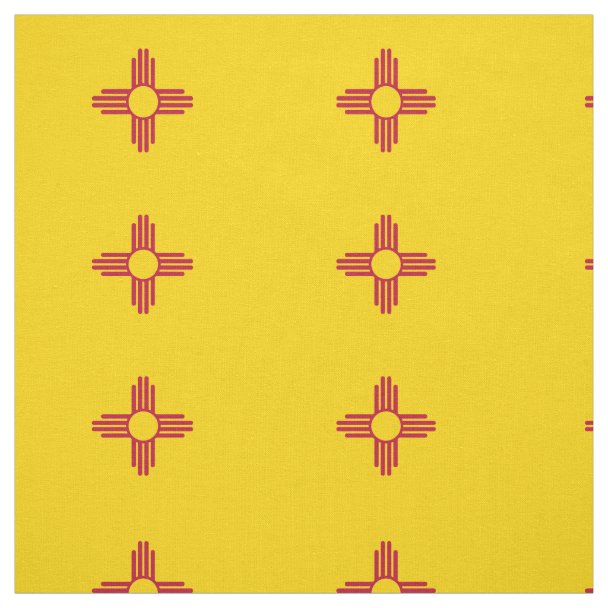 State of New Mexico Tartan Fabric | Zazzle.com