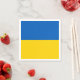 Patriotic paper napkins with Ukraine flag | Zazzle