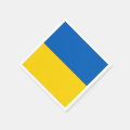Patriotic paper napkins with Ukraine flag | Zazzle