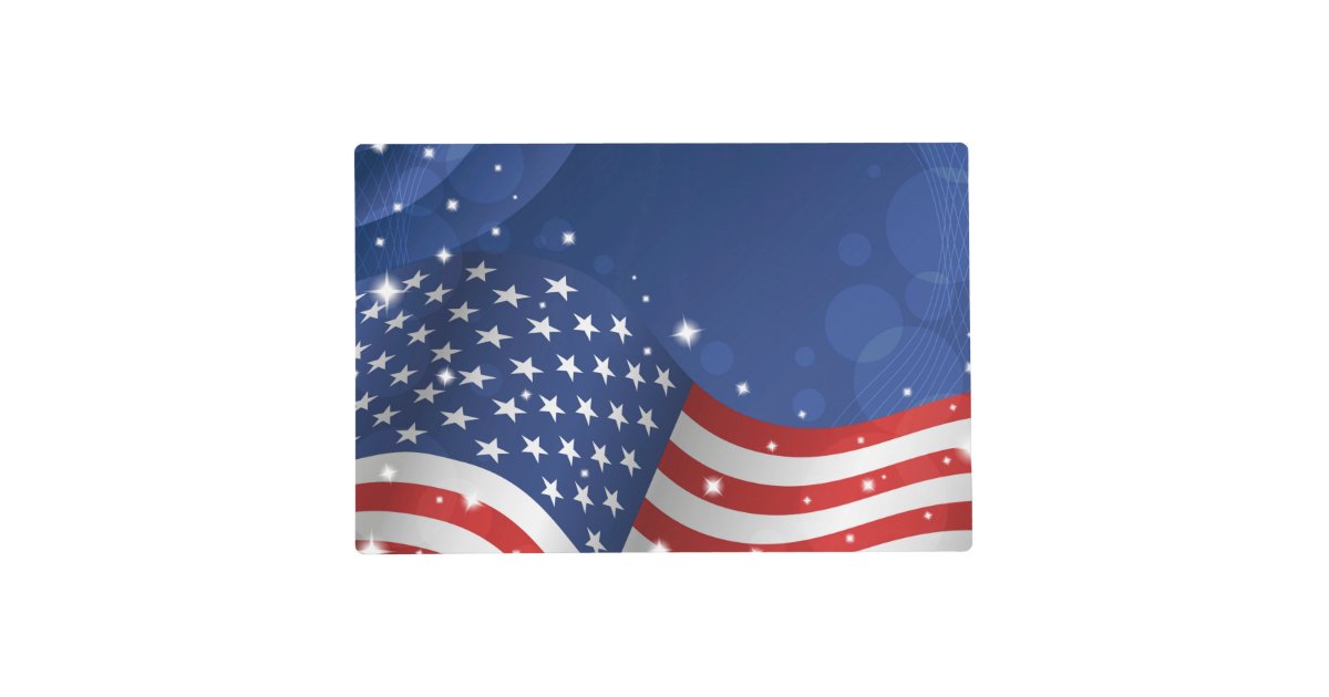 Patriotic Paper Placemat | Zazzle