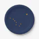 Patriotic paper plate with flag of Alaska. | Zazzle