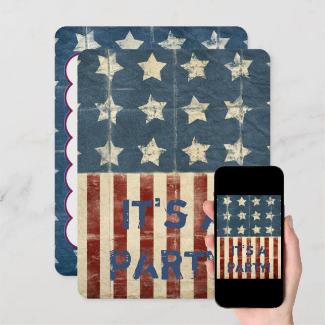 Patriotic Party Invitation | Zazzle