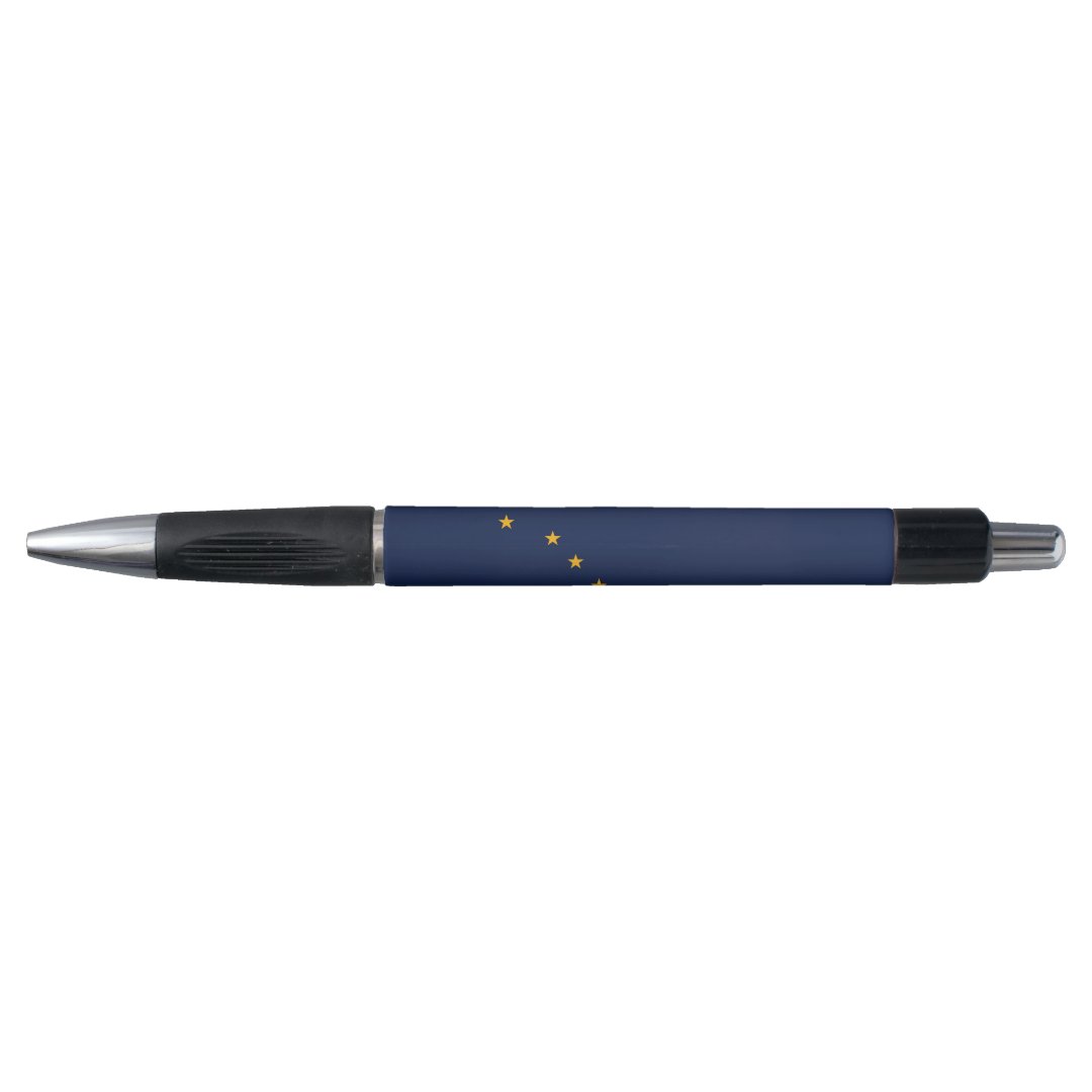 Patriotic Pen with flag of Alaska State, U.S.A. | Zazzle