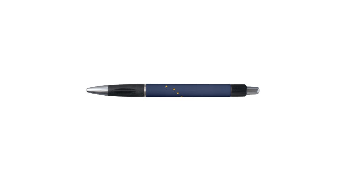 Patriotic Pen with flag of Alaska State, U.S.A. | Zazzle