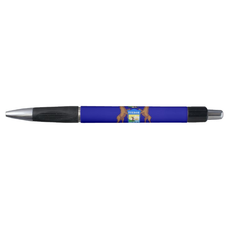 Patriotic Pen with flag of Michigan State | Zazzle