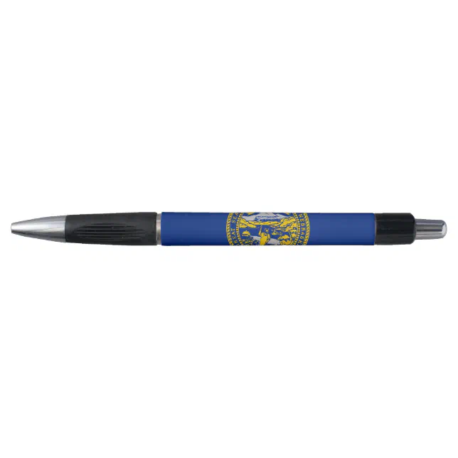 Patriotic Pen with flag of Nebraska State | Zazzle