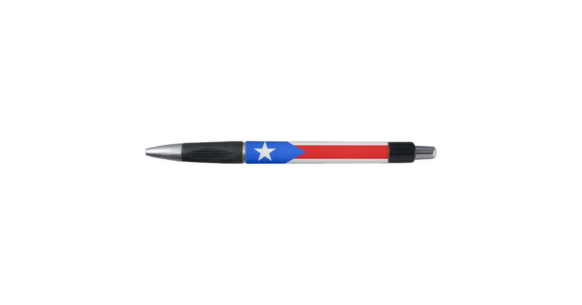 Patriotic Pen with flag of Puerto Rico, USA | Zazzle