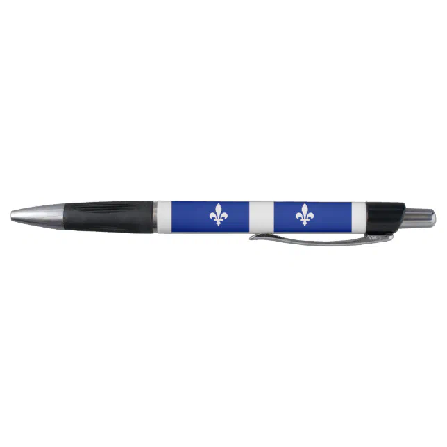 Patriotic Pen with flag of Quebec, Canada | Zazzle