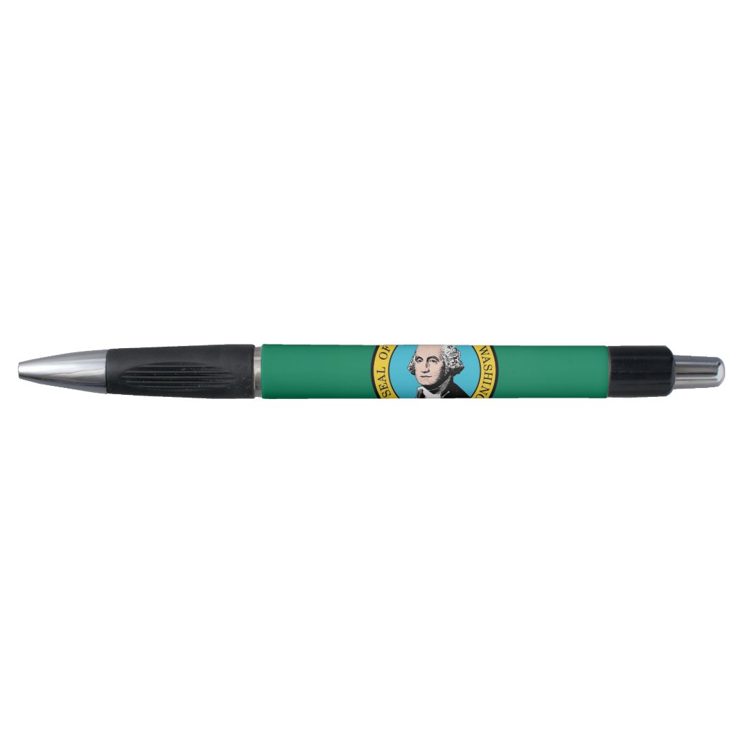 Patriotic Pen with flag of Washington State, USA | Zazzle