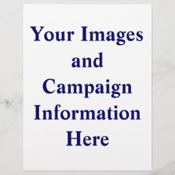 Patriotic Political Campaign Flyer | Zazzle