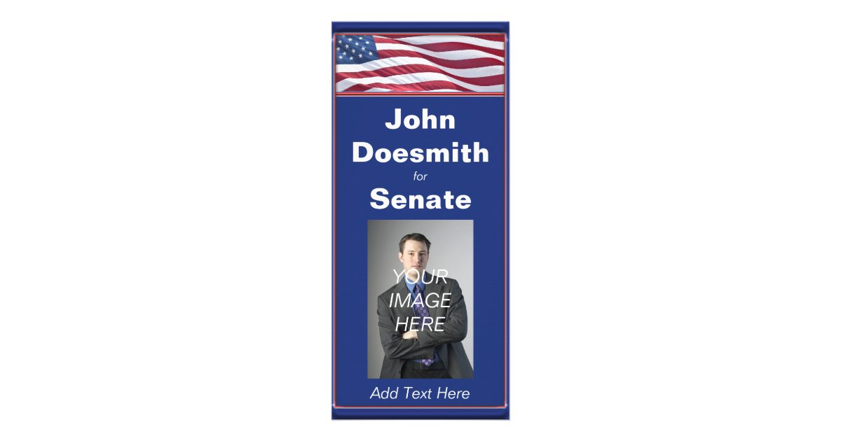 Patriotic Political Campaign Rack Card | Zazzle