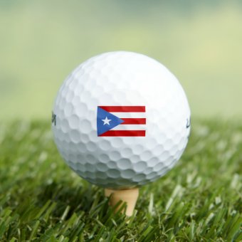 Patriotic, Puerto Rican Flag Golf Balls | Zazzle