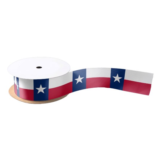 Patriotic Ribbon with Flag of Texas | Zazzle.com