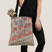 Patriotic Rustic Barnwood Constitution Flag Tote Bag | Zazzle