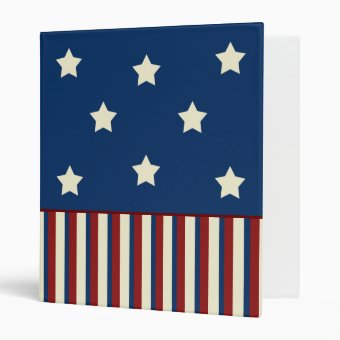 Patriotic Scrapbook Album Binder Gift | Zazzle