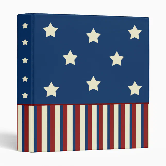 Patriotic Scrapbook Album Binder Gift | Zazzle