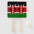 Patriotic set of hand fans with flag of Kenya | Zazzle