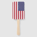 Patriotic set of hand fans with flag of USA | Zazzle