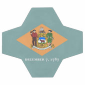 Patriotic Soccer Ball with Flag of Delaware USA | Zazzle