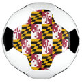 Patriotic Soccer Ball with Flag of Maryland, USA | Zazzle