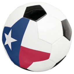 Patriotic Soccer Ball with Flag of Texas | Zazzle
