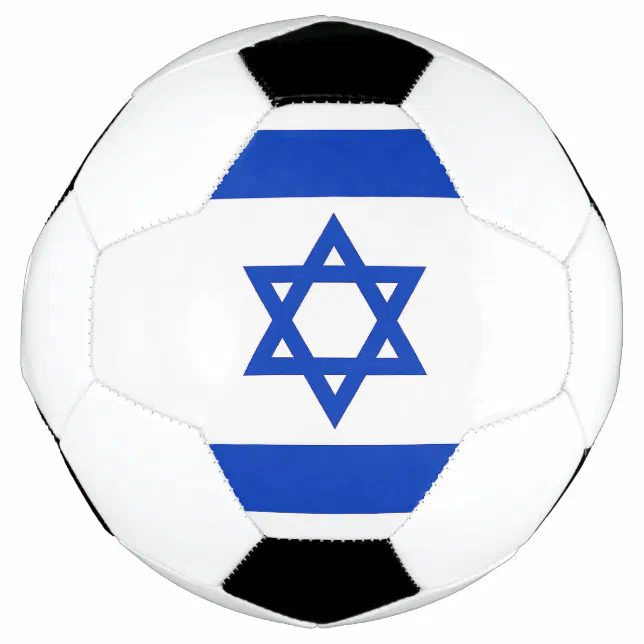 Patriotic Soccer Ball with Israel Flag | Zazzle