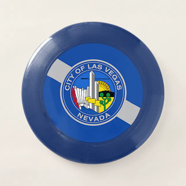 Patriotic, special Frisbee with Flag of Las Vegas | Zazzle