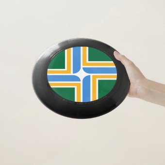 Patriotic, special Frisbee with Flag of Portland | Zazzle