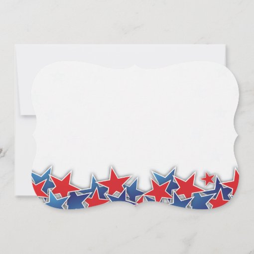 Patriotic Stars 4th of July Party Invitation | Zazzle