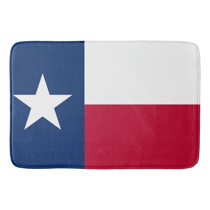 Patriotic State Flag of Texas Bath Mat | Zazzle.com