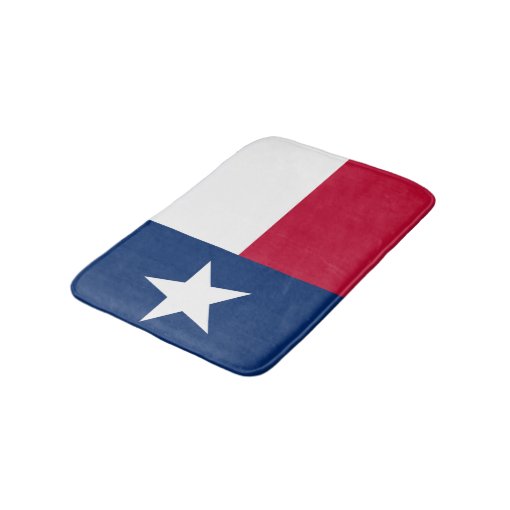 Patriotic State Flag of Texas Bathroom Mat | Zazzle