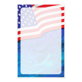 Patriotic Stationery, Patriotic Stationery Templates