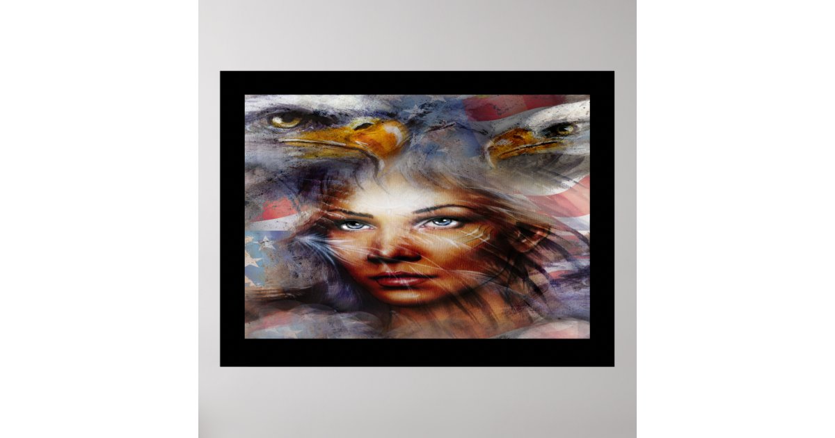 Patriotic Strength Poster | Zazzle