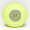 Patriotic Tennis Ball with Flag of Delaware, USA | Zazzle
